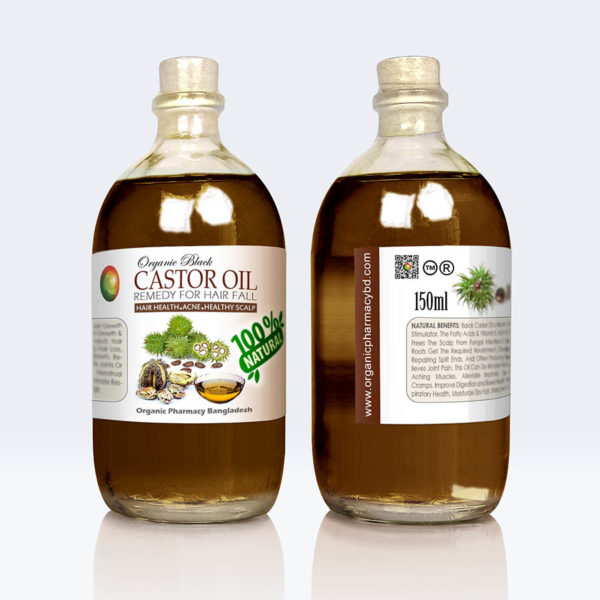 Castor Oil-Black-Unrefined [150ml] – Organic Pharmacy Bangladesh.com